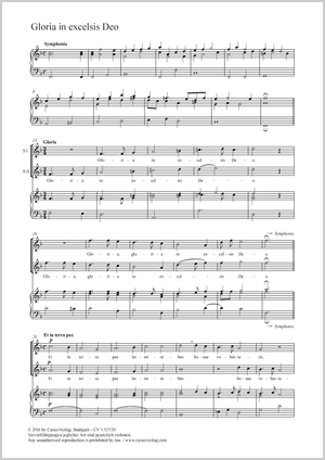 Gloria In Excelsis Deo Sheet Music