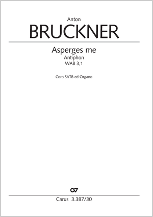 Anton Bruckner: Asperges me - Noten