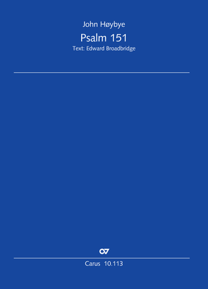 John Høybye: Psalm 151 - Sheet music