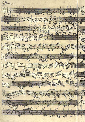 Original Bach Sheet Music