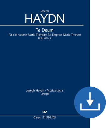 Joseph Haydn: Te Deum - Sheet music for download