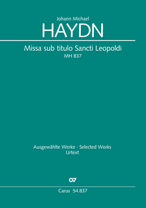 Johann Michael Haydn: Missa sub titulo Sancti Leopoldi - Sheet music